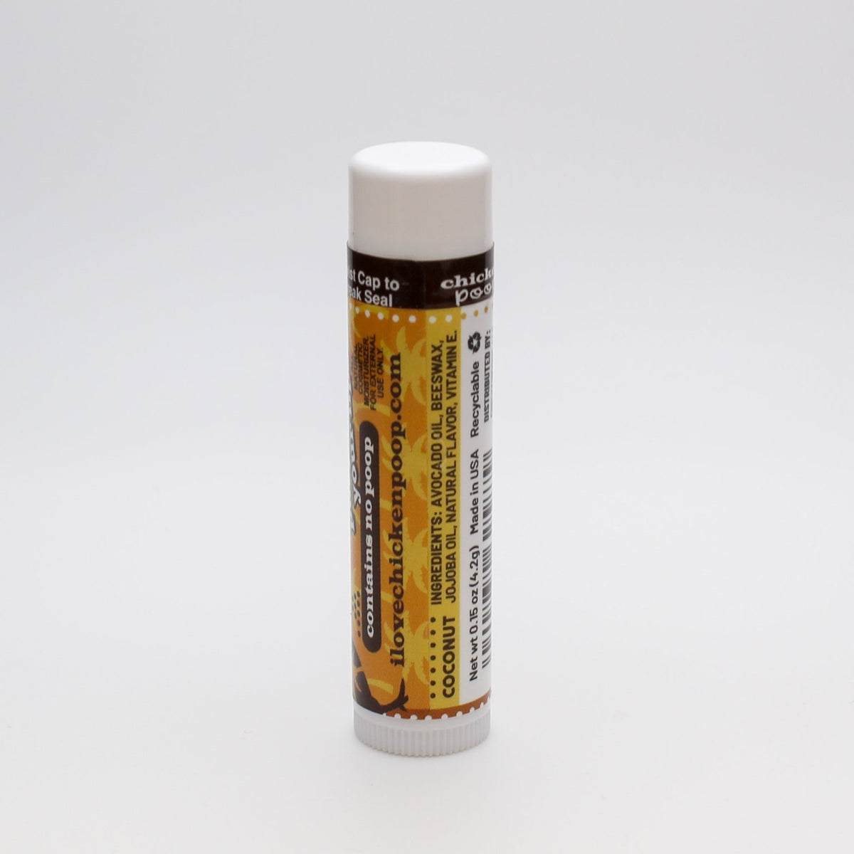 FIVE Chicken Poop COCONUT Lip Balms - All Natural Hydration – Chicken ...
