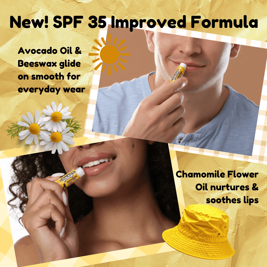 Chicken Poop Lip Balm - SPF 35 Outdoor All Natural Formula – Chicken ...